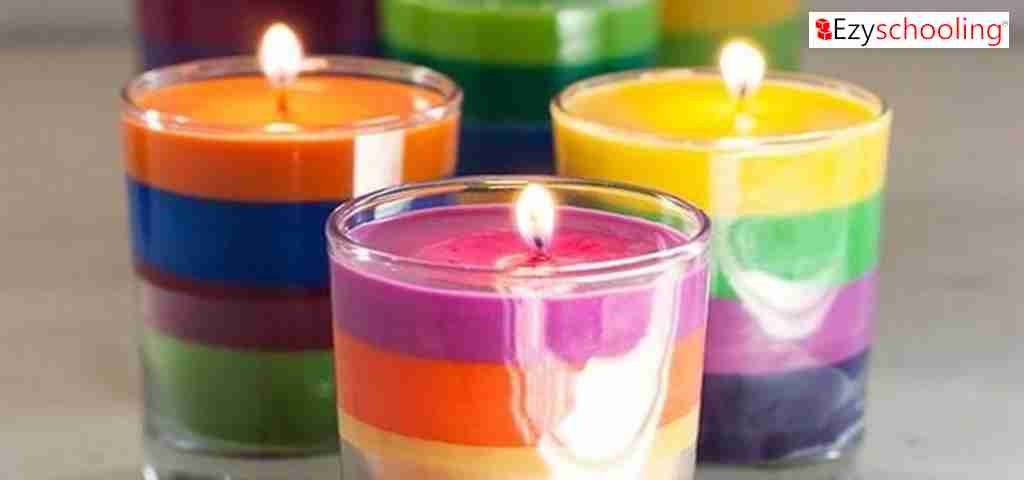 5 steps to create DIY crayons candles with kids at | Ezyschooling